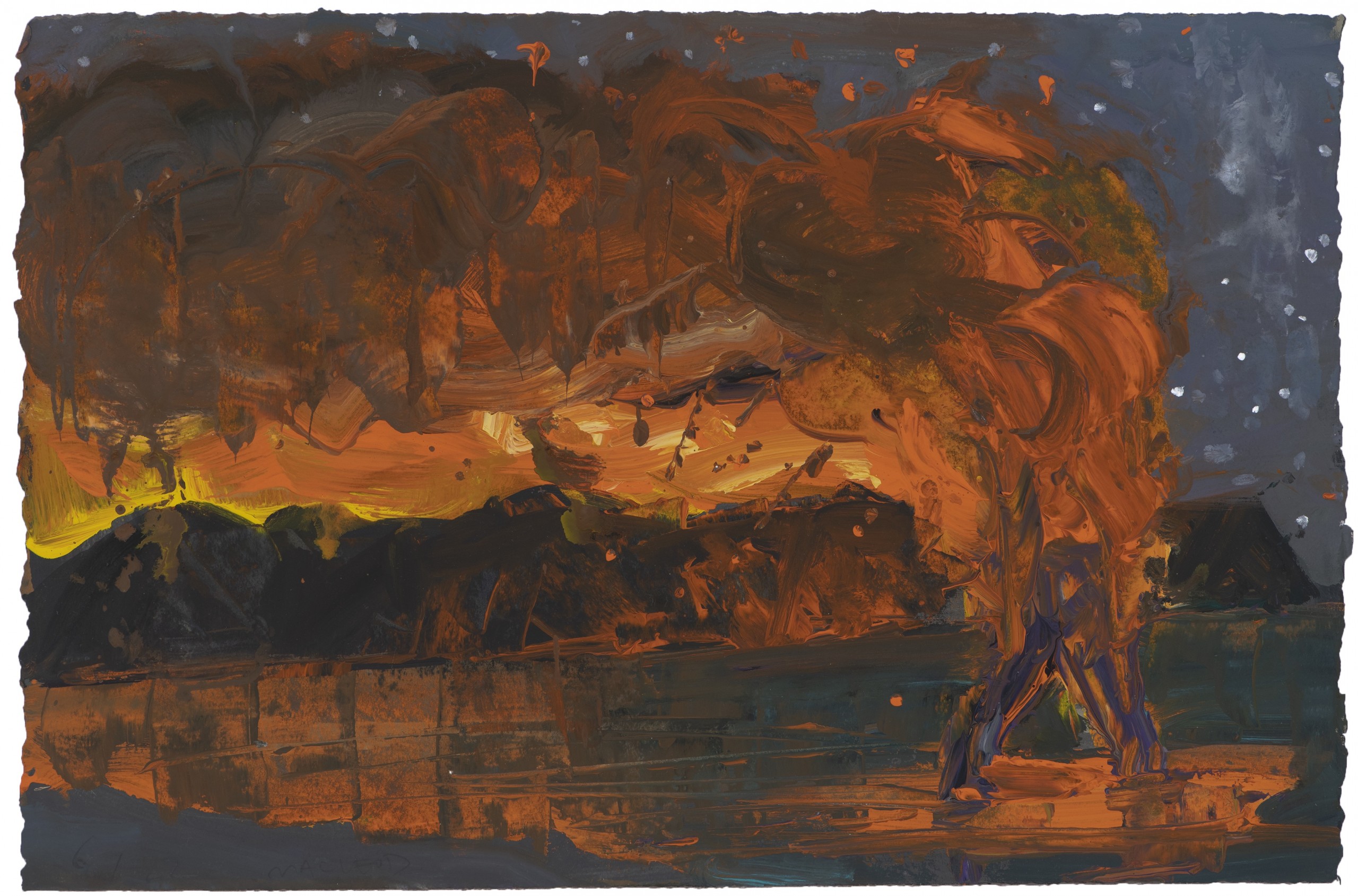 Burning Figure Walking in Lyttelton Harbour - King Street Gallery on ...