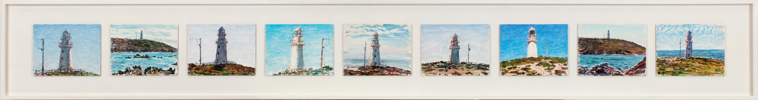 Corny Point Lighthouse - Nine Views - King Street Gallery on William