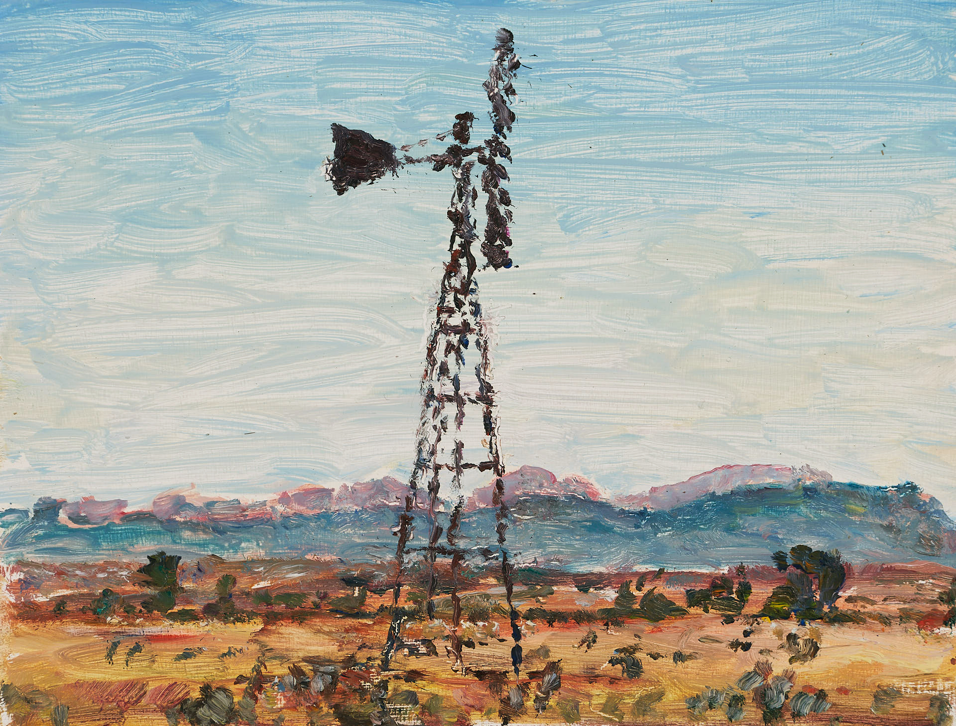 Windmill outside Hawker III - King Street Gallery on William