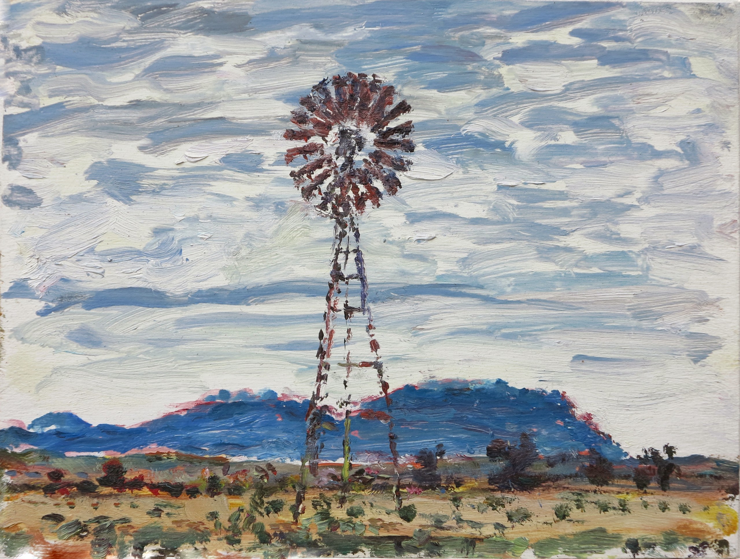 Windmill outside Hawker IV - King Street Gallery on William