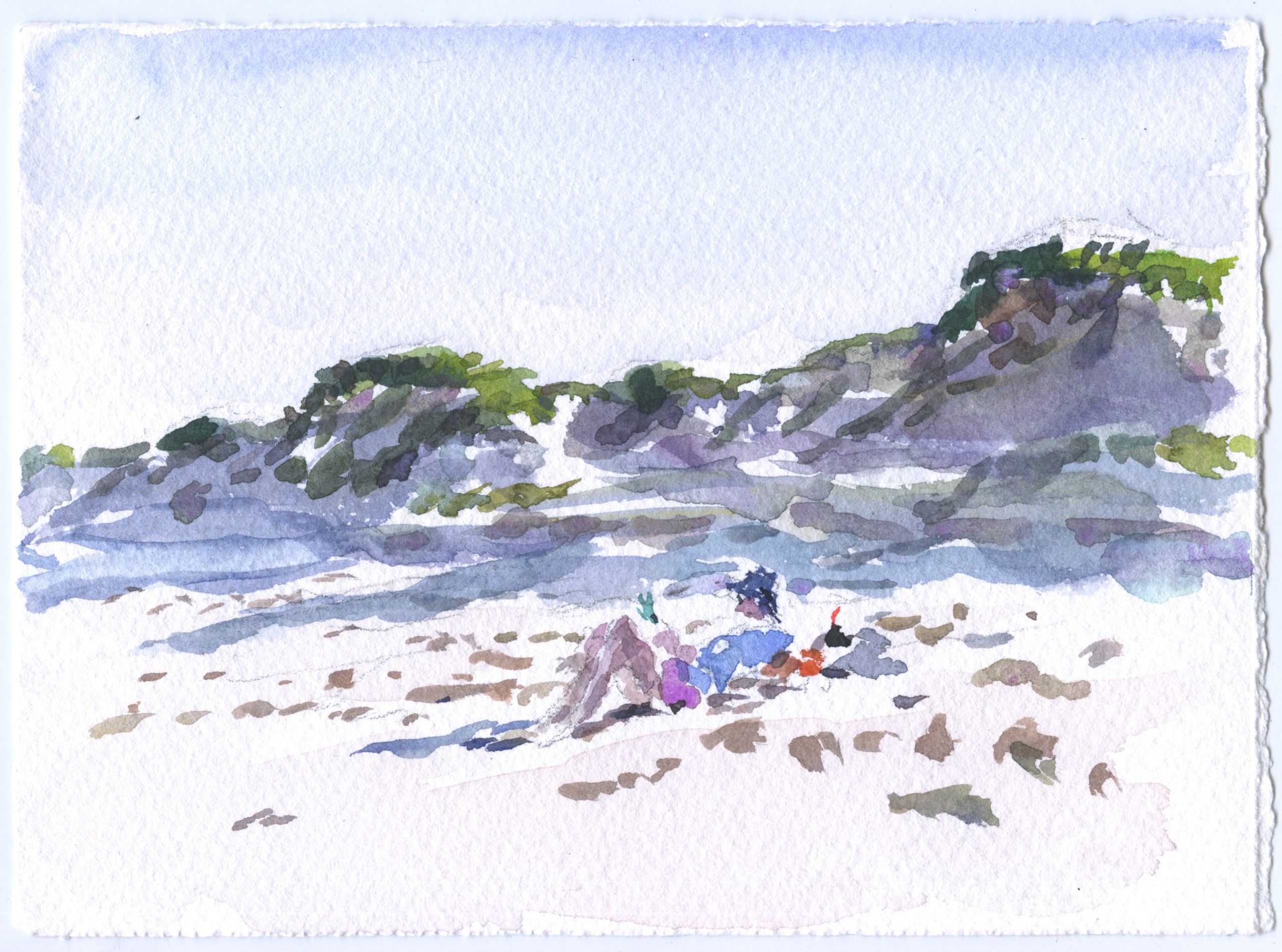 Jan reading at One Mile Beach - King Street Gallery on William